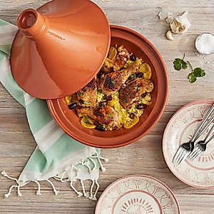 Sur La Table Glazed Terra Cotta Tagine, Brown