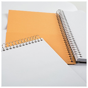 Derwent Academy Paper Sketch Journal, Wirebound, 70 Sheets, 9" x 6", Heavyweight (54966), White