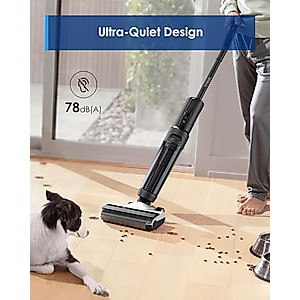 Tineco Smart Wet Dry Vacuum Cleaners, Floor Cleaner Mop 2-in-1 Cordless Vacuum for Multi-Surface, Lightweight and Handheld, Floor ONE S5 Combo