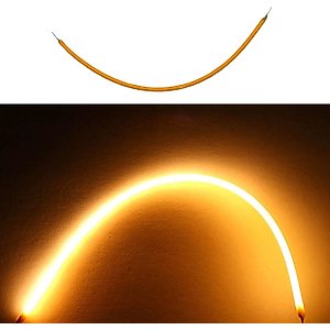 Warm Edison Bulb LED Filament Lamp Parts Flexible Filament 130mm 300mm Edison Bulb 3v Cob LED Filament LED Bead Diodes Light Accessories(300mm-warm Light) 3D Printing Filament,Flexible Led Filament