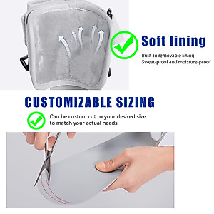 Tairibousy AFO Brace Lightweight Ankle Foot Orthosis Foot Drop Brace AFO Rehabilitator for Drop Foot, Stroke, Hemiplegia (M-Right)