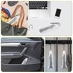 Cosmos 6 Pcs Umbrella Bags Wet Umbrella Cases Translucent Folding Umbrella Storage Bag Waterproof Travel Umbrellas Sleeves Reusable Umbrella Carry Bag with Drawstring for Home Outdoor