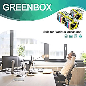 GREENBOX Compatible Ink Cartridge Replacement for Brother LC203 LC203XL LC201 LC201XL Compatible with Brother MFC-J460DW J480DW J485DW J680DW J880DW J885DW MFC-J4320DW J4420DW J4620DW (15 Pack)