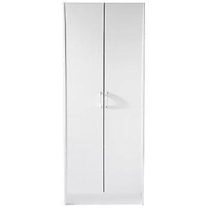 VEVOR 60" Tall Kitchen Cabinet, 110LBS Freestanding Pantry with 3 Shelves(2 Adjustable) for Food Storage, Engineered Wood Utility Cabinet for Kitchen and Dining Room, 12"D x 24"W x 60"H, White