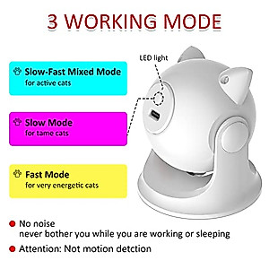 Saolife Automatic Cat Laser Toys, Interactive Laser Cat Toys for Indoor Cats/Kitty/Dogs, Cat Laser Toy Automatic