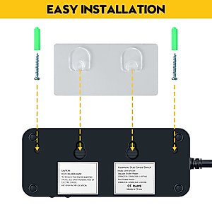 Automatic Vacuum Switch for Power Tools, Ortis Dust Control Autoswitch Delay Vacuum On/Off to Prevent Circuit Overload and Tripping, Monitor Power Parameters, Adjustable Actuation Threshold