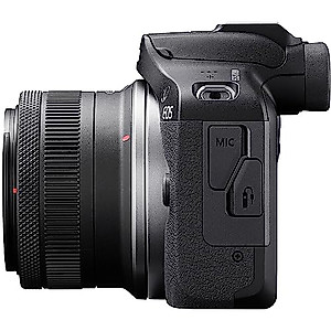 Canon EOS R100 Mirrorless Camera with 18-45mm and 55-210mm Lenses Kit (6052C022) + Bag + 64GB Card + LPE17 Battery + Charger + Card Reader + Flex Tripod + Cleaning Kit + Memory Wallet (Renewed)