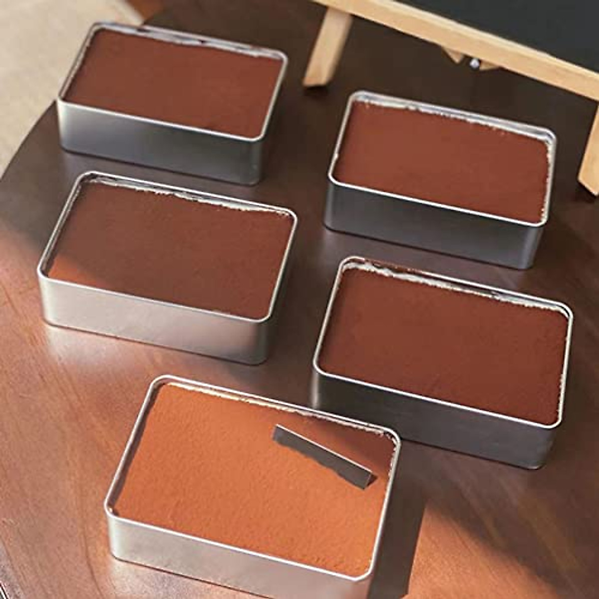Zerodeko Cake Pans 2pcs Loaf Pan Stainless Steel Baking Bread Pan Toast Molds Empty Gift Boxes Cookie Case Metal Bakeware for Home Kitchen Meatloaf Cake Brownies Oven & Dishwasher Safe Cake Pan