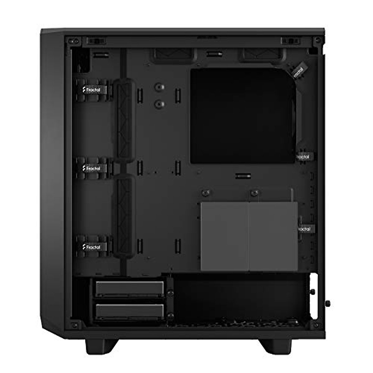 Fractal Design FD-C-MES2C-01 Meshify 2 Compact Black Solid ATX Mid Tower Computer Case (Black)