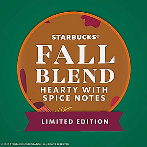 Fall Blend Medium Roast Coffee Single Serve Pods for Keurig Brewers, 1 box of 10