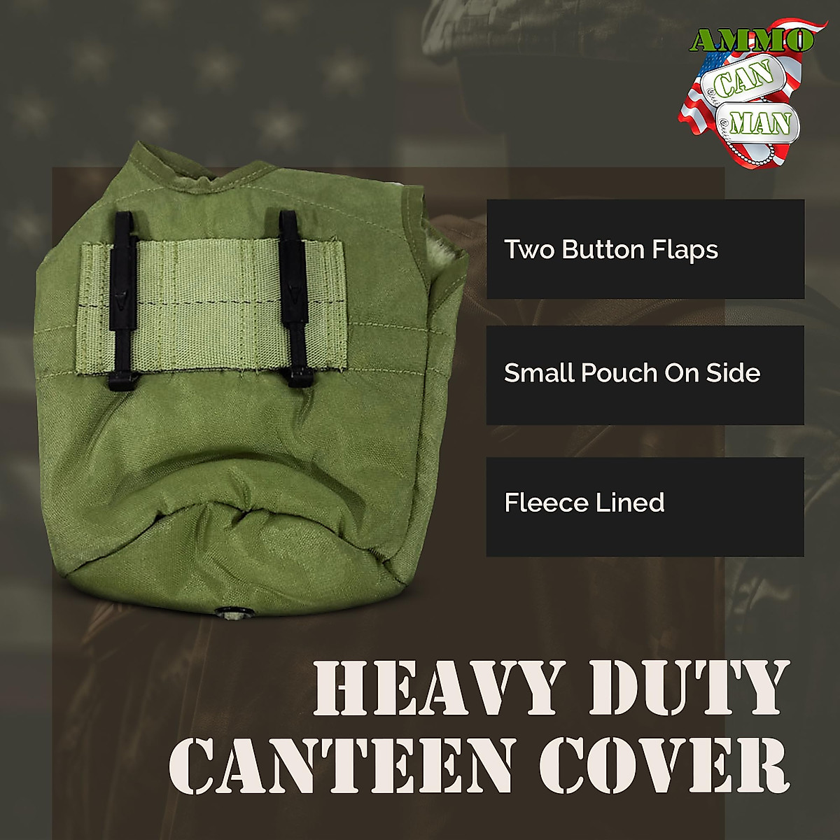 Genuine Gi Canteen Cover - Od
