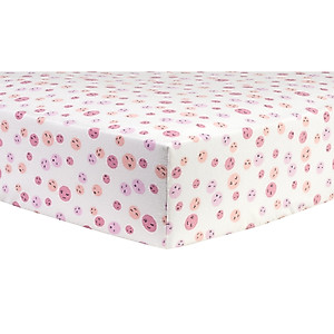 Trend Lab Be Happy Deluxe Flannel Fitted Crib Sheet