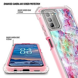 WDHD Case for Nokia G400 5G with Tempered Glass Screen Protector, Full-Body Protective Shockproof Rugged Bumper Cover, Impact Resist Durable Phone Case (Fantasy)