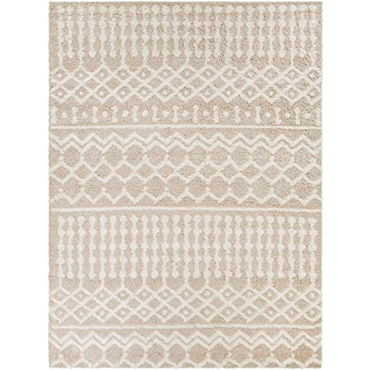 Livabliss Hapsburg Moroccan Shag Area Rug,12' x 15',Beige