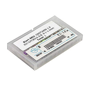 Bestol 10Pcs Micro Mini Twist Drill Bits Set 0.3mm-1.2mm/0.1mm-1.0mm /1.1mm-2.0mm PCB Print Circuit Board Tungsten Carbide Engraving Metalworking Tool (0.1mm-1.0mm)