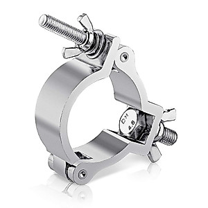 10PCS Eyeshot Premium Truss Clamp Stage Light Clamp, 2 Inch Aluminum Light Clamps for Truss, Heavy Duty 220lb LED Par Light Moving Head Lighting Clamps, Fit for 48-52mm OD Tube/Pipe