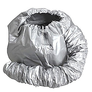 Kingzhuo 2 Pcs Bonnet Hair Dryer Portable Safe Women Hair Dryer Soft Bonnet Hair Dryer Hood Soft Hat Hair Dryer Hat Dryer for Blower (one Sliver Another is Pink)