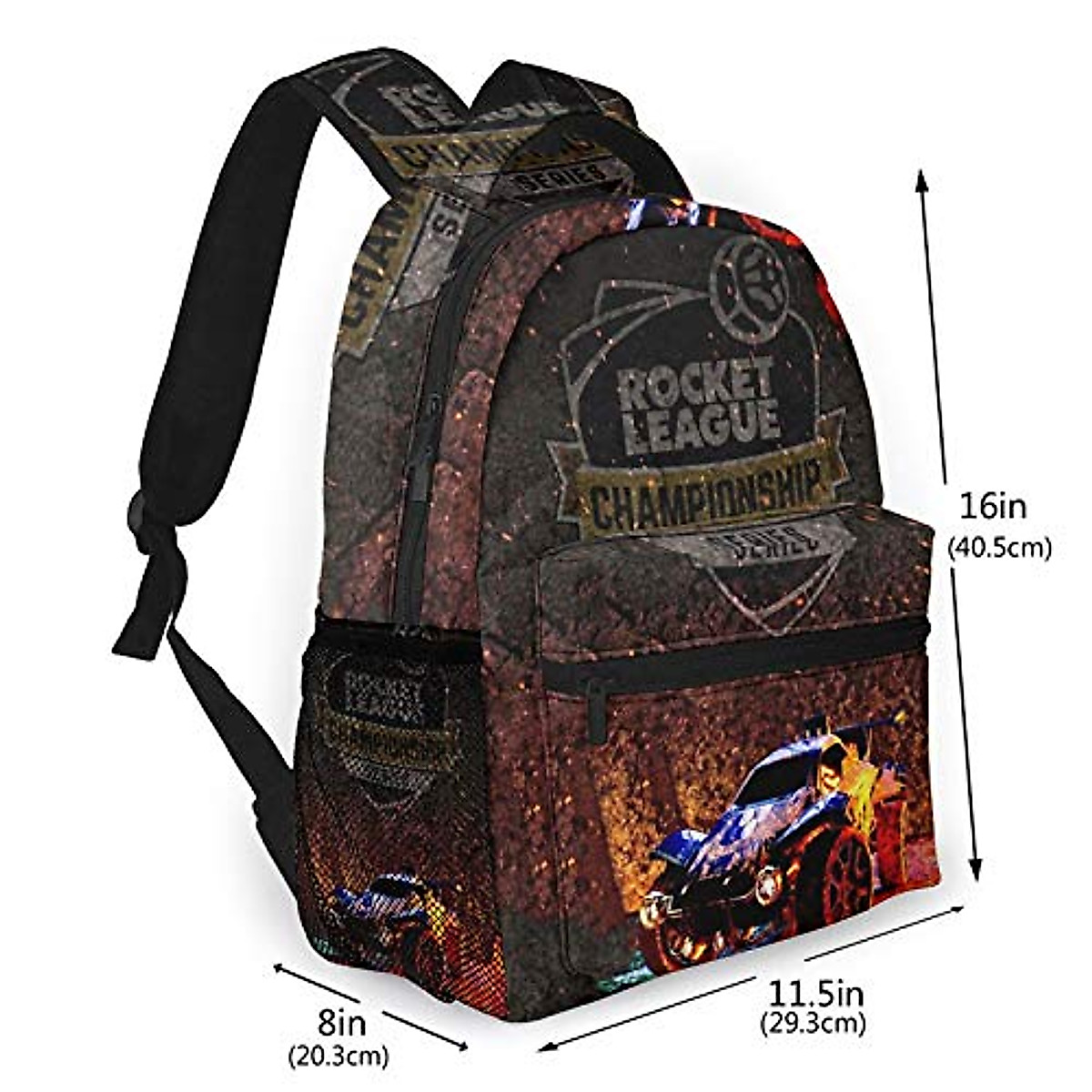 Rocket Sport League Backpack Man Woman Stylish Knapsack Travel Multipurpose Daypacks Boys Girls Shoulders Bag One Size