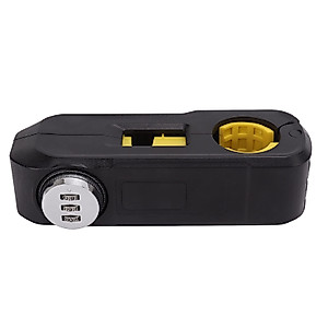 Qyebavge Universal Bike Safety Padlock, Durable Electric Handlebar Brake Lever Combination Lock, Secure Anti-Theft for Electric Bikes and Scooters, User-Friendly and Long-Lasting, Black