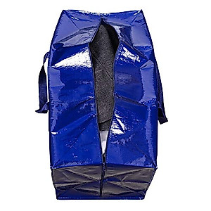 VENO 12 Packs Heavy Duty Large Storage Moving Bags Bundles, 6 Packs of Large Moving Bags with Strap and 6 Packs Oversize Moving Storage Bags