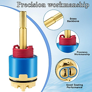 10670 Shower Cartridge, Compatible with Aquasource/Glacier Bay, Single Handle Shower Faucet Cartridge Replacement, for Hot Cold Water Tub/Shower Faucet