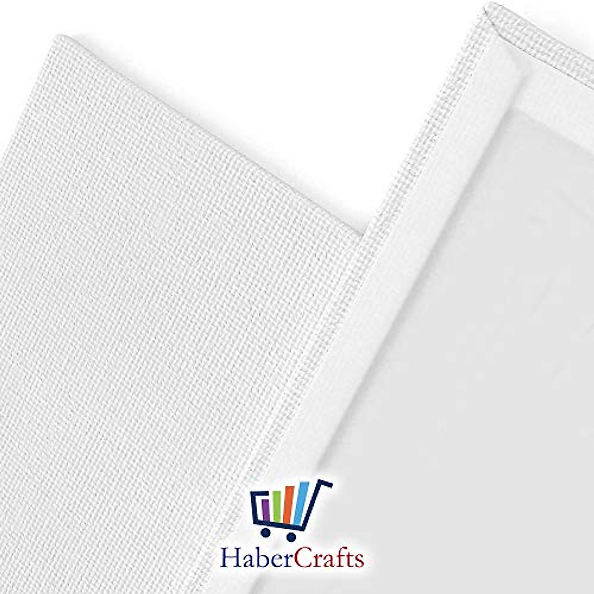10 X 12” Canvas Panel Stretched Blank Canvas Board Primed Artist Boards 100% Cotton for Oil Paint Acrylic Painting Mixed Media White Canvases Painting Panel (10x12 Inch - 10 Boards)
