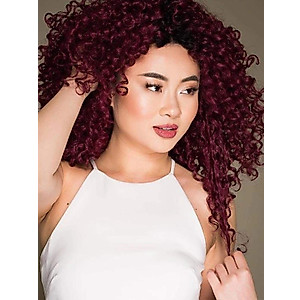 Bundle - 5 items: Diva Wig by Rene Paris, Christy's Wigs Q & A Booklet, 2oz Travel Size Wig Shampoo, Wig Cap & Wide Tooth Comb - Color: Hot Chocolate