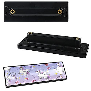 4 Pack 3.6In Double Holes Pulls Handles, Cartoon Unicorn Full Print Decorative Kitchen Cabinet Dresser Drawer Closet Cupboard Door knobs Handles Pulls for Home Bedroom Bathroom