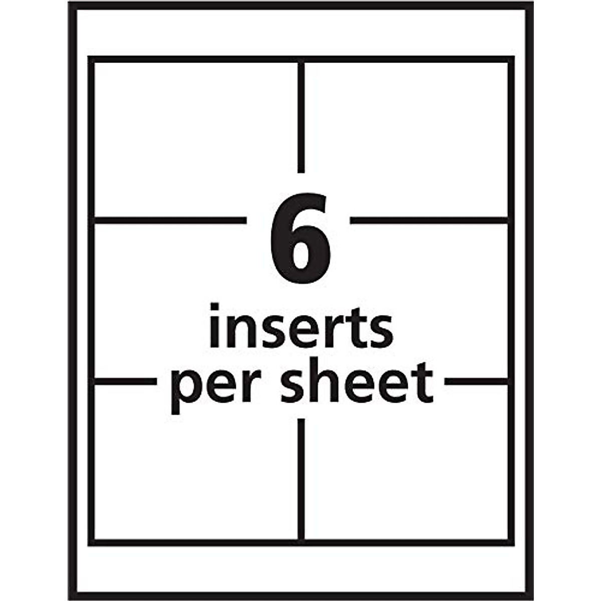 Avery Clip Name Tags, Print or Write, 3" x 4", 50 Inserts & Badge Holders with Clips (74536)