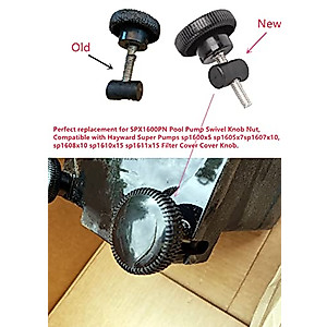 LanKstet Pool Pump SPX1600PN Nut Knob Swivel Nut Gasket Replacement for Hayward Superpump and MaxFlo Pump Swivel Nut and Knob 2pc