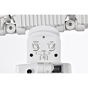 AWSENS Solar Security Lights Motion Outdoor, 1800LM, Solar LED Motion Sensor Lights with 3 Adjustable Heads, 6500k, Water Resistant Flood Light for Garage, Yard, Garden (White)