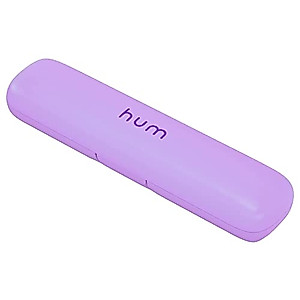 Colgate hum Smart Battery Toothbrush Kit, Sonic Toothbrush with Travel Case, Purple
