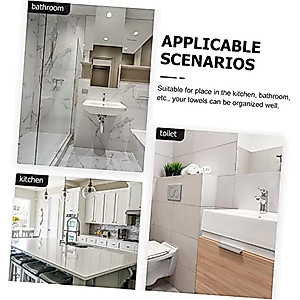 3pcs Vertical Towel Rack Standing Towel Holder Towel Holder Stand Bathroom Towel Holder Countertop Towel Rack Towel Storage Holder Standing Towel Rack Towel Stand Hand Towel Holder