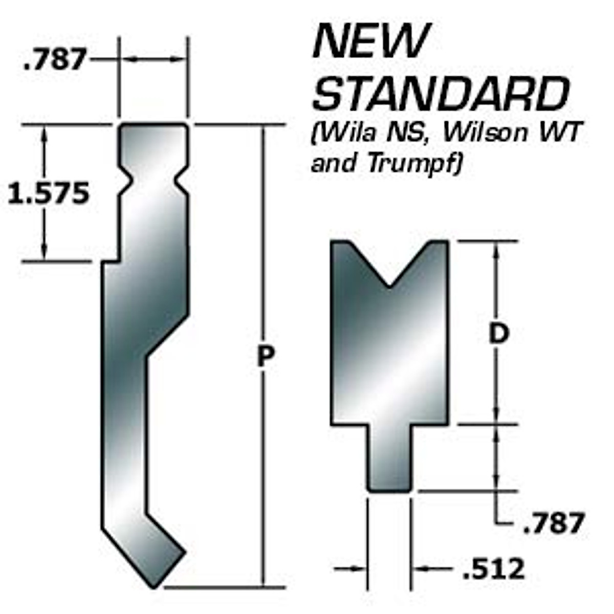 Versatility - 3 Drawer Press Brake Cabinet for Wila NS (New Standard), Wilson WT, and Trumpf Style Tooling, VT-23600