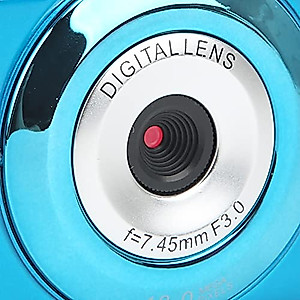 Children Digital Camera, 2.7in Camera ABS Metal 48MP High Definition 8X Optical Zoom Portable Digital Camera, for Children Beginners, Party, Birthday, Christmas, Thanksgiving (Blue)