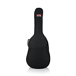 Gator Cases Foam Padded Gig Bag Fits Acoustic Guitars up to 38.5" Length (GBE-Mini-ACOU)