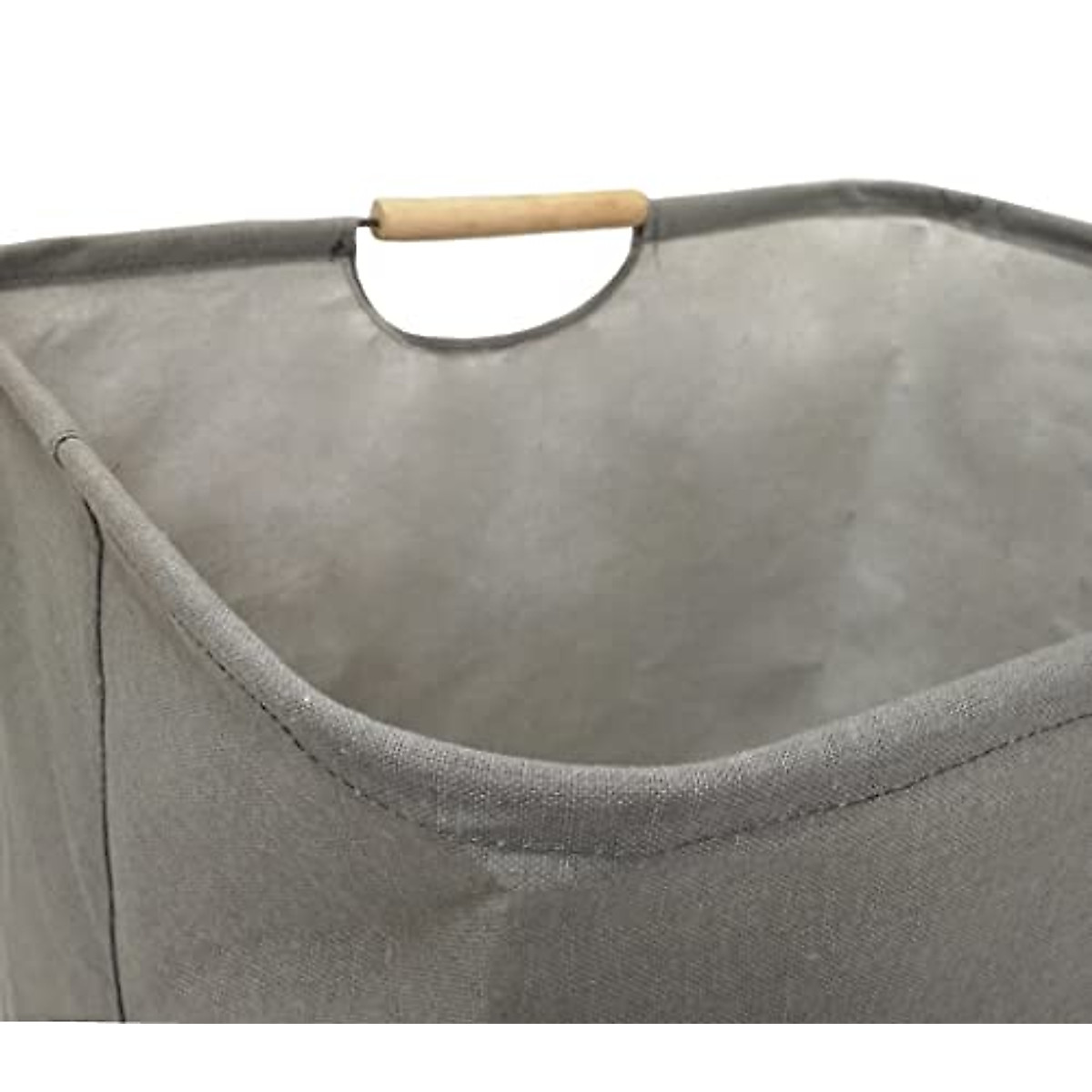 QKELIM Large Laundry Hamper Tall Storage Basket Organization Bin box for Toys Clothes in Laundry Room Bedroom Bathroom College Dorm for Adults Kids