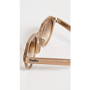 Ray-Ban RB4399F Gina Low Bridge Fit Square Sunglasses, Turtledove/Clear Gradient Brown, 53 mm