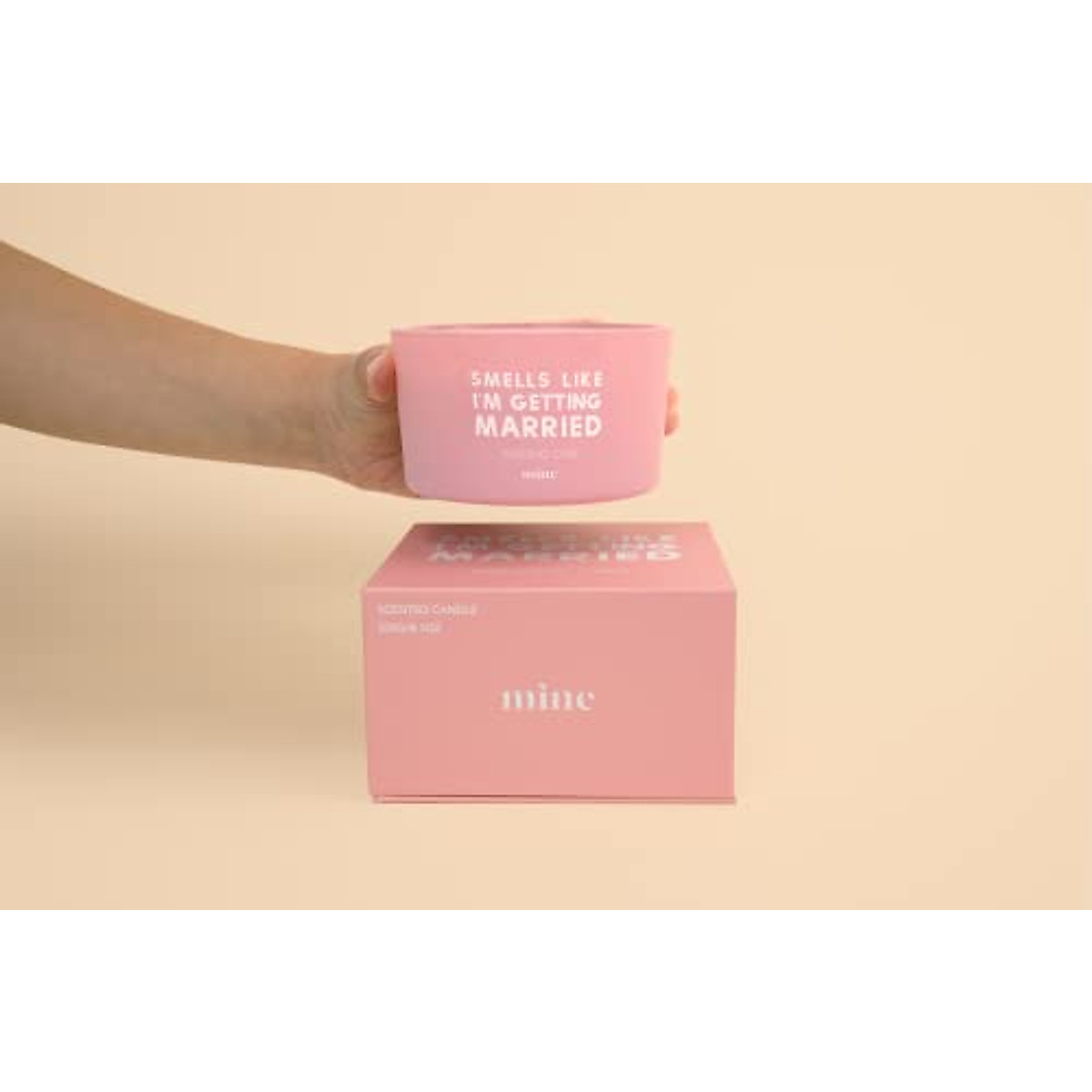 The Mine Company - Smells Like I'm Getting Married - Wedding Cake Scented Candle - 8oz Soy Wax Candle - Gift for Bride