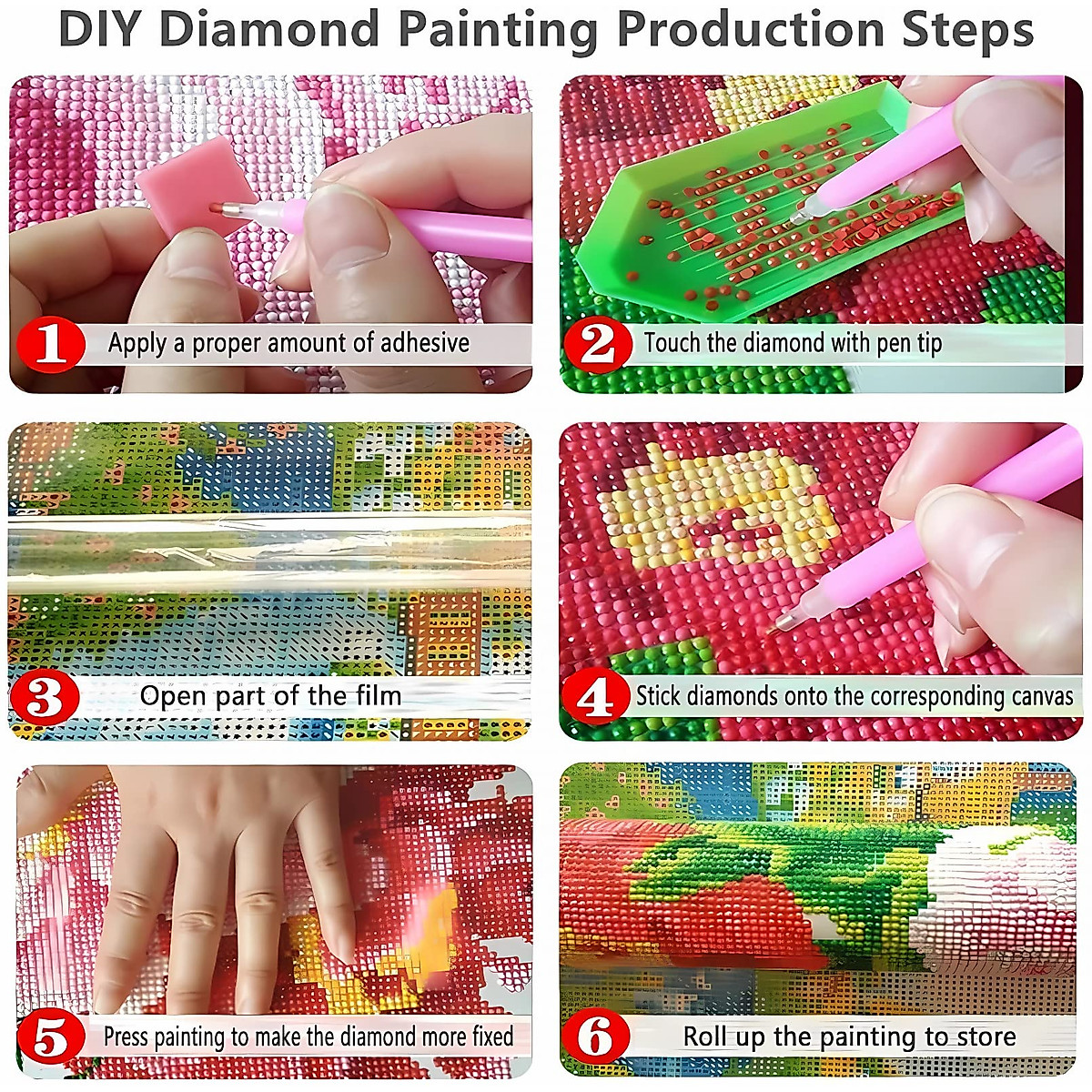 Diamond Painting Kits for Adults DIY 5D Diamond Art for Home Wall Decoration and Gift Options （19.8x15.7inch/50x40cm)
