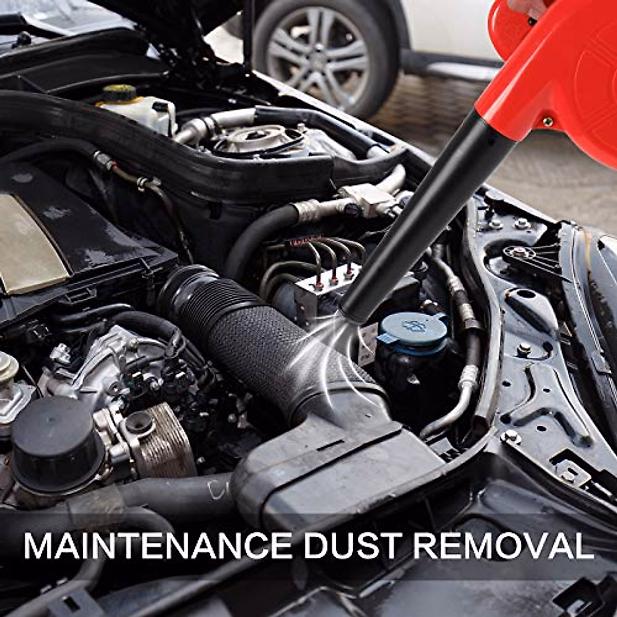 Boshen Handheld Electric Leaf Blower 110V 700W 5.5A 2 in 1 Corded Vacuum & Sweeper Lightweight Multifunctional Mini Leaf Blower for Home Porch Patio Computer Car