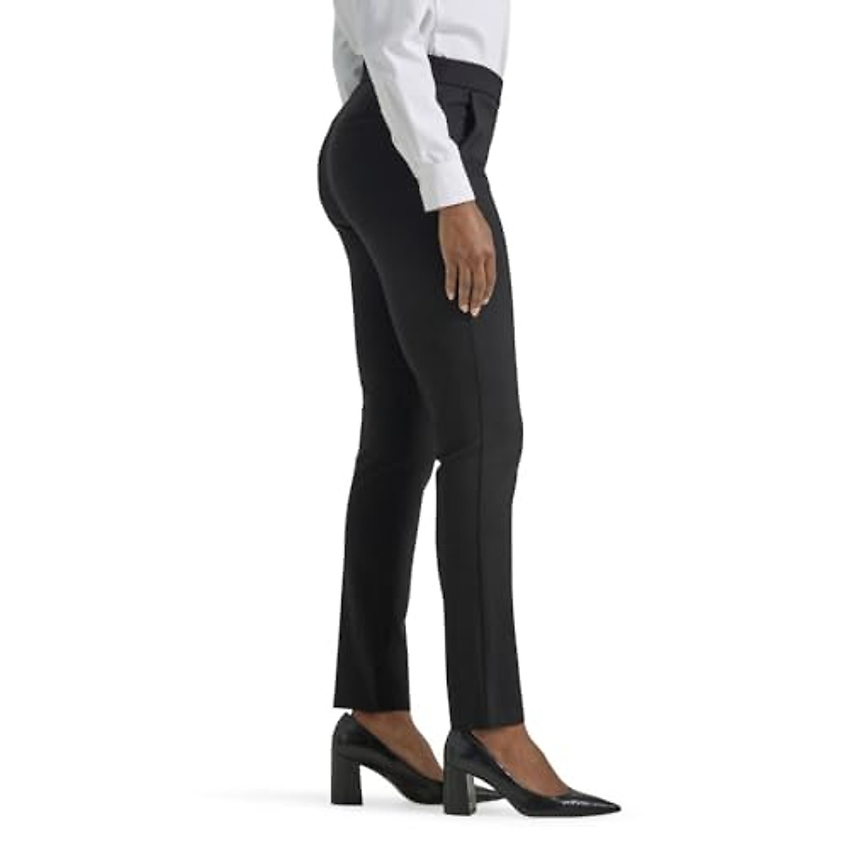Lee Women's Ultra Lux Comfort Any Wear Slim Ankle Pant Unionall Black 10