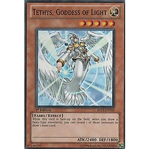 Yu-Gi-Oh! - Tethys, Goddess of Light (SDLS-EN010) - Structure Deck: Lost Sanctuary - 1st Edition - Common