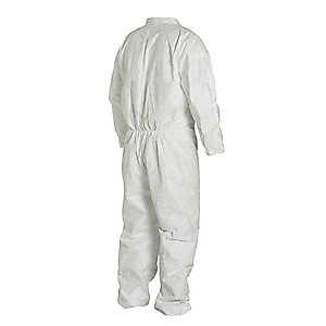 DuPont - TY125SWHXL0006G1 Tyvek 400 TY125S Disposable Protective Coverall with Elastic Cuffs, White, X-Large (Pack of 6)