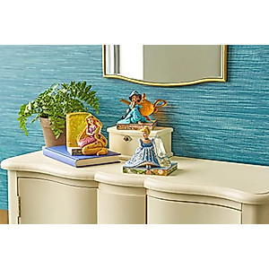 Enesco Jim Shore Disney Traditions Cinderella with Glass Slipper Figurine, 5.39 Inch, Multicolor