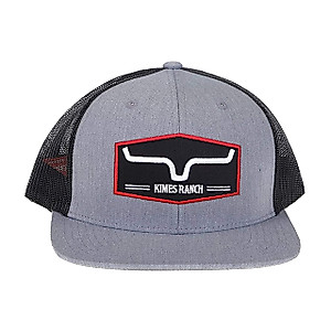 Kimes Ranch Unisex Replay Trucker Hat Embroidered Logo Hayseed Patch Adjustable Snapback One-Size Hat (Cotton,Apparel,Navy,mens,KimesRanch,REPLAY,1,1,1851614,Apparel,HAT,KimesRanch,OneSize,KimesRanch)