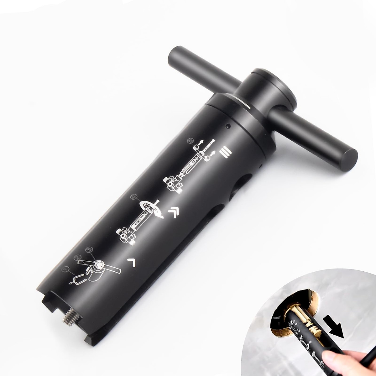 104421U Cartridge Removal Tool,Cartridge Puller Tool for Moen Shower Cartridge 1200,1222 & 1225 Series Single Handle Cartridges