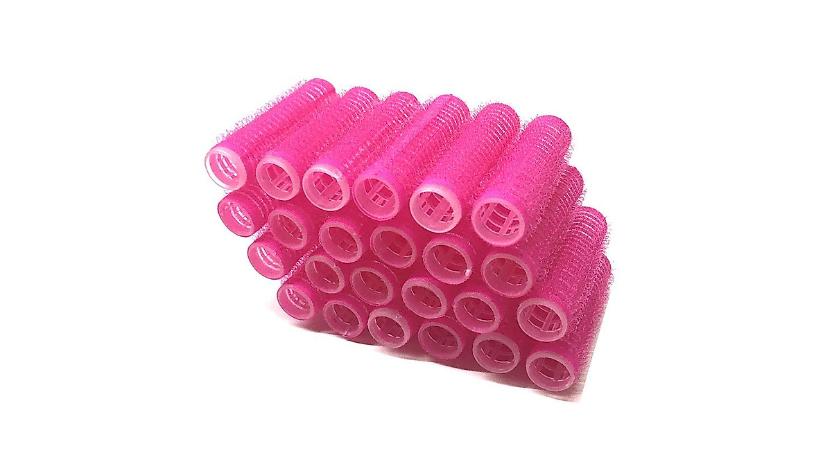 Mini Self Grip Hair Rollers - 24 Pack for Stylish Curls