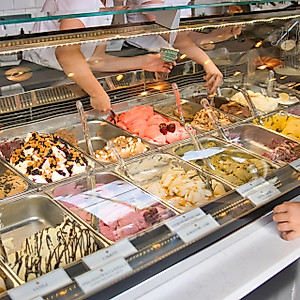 FSE Steam Table Pan Set, 1/2 Size, 6" Deep, Anti-Jam, 25 Gauge, 18/8 Stainless Steel, NSF, Dishwasher Safe, (Set of 6)