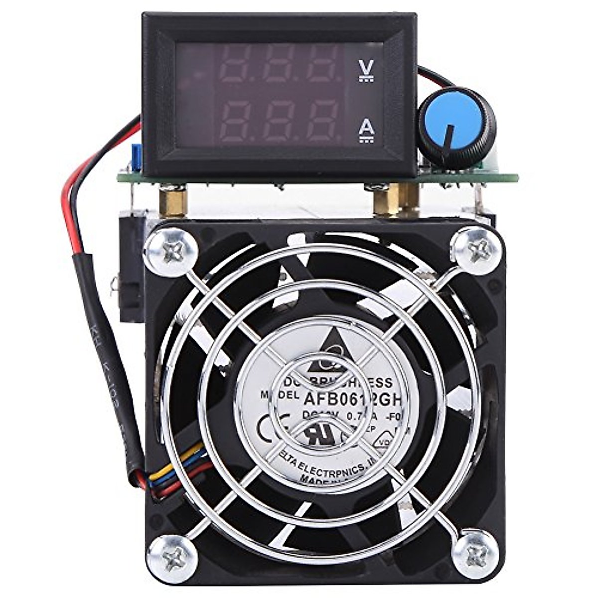DC 12V Electronic Load Tester, Load Battery Capacity Tester Module, 0-10A 100W Constant Current Discharge Monitor for Power Bank Capacity Testing